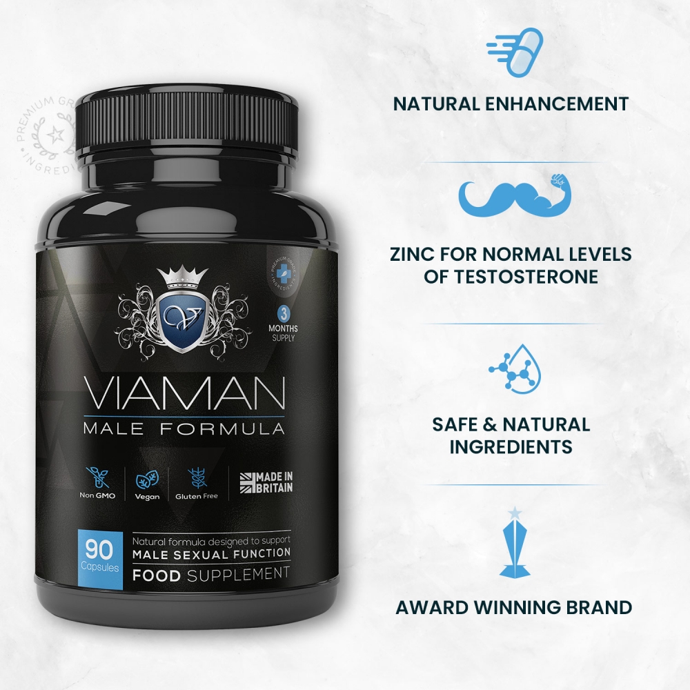 Viaman™ Male Formula | For Natural Enhancement | ShytoBuy UK