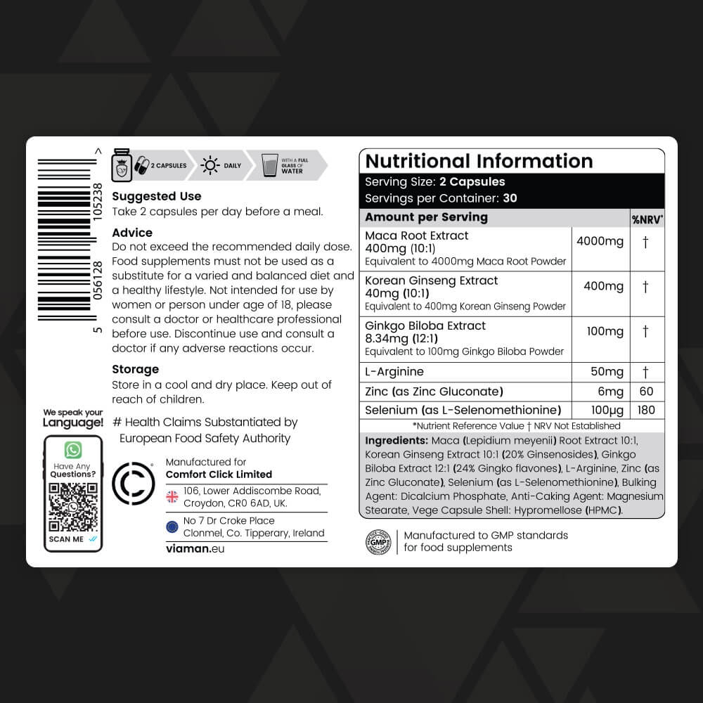 Viaman Volume | Natural Volume Enhancement Formula | Shytobuy