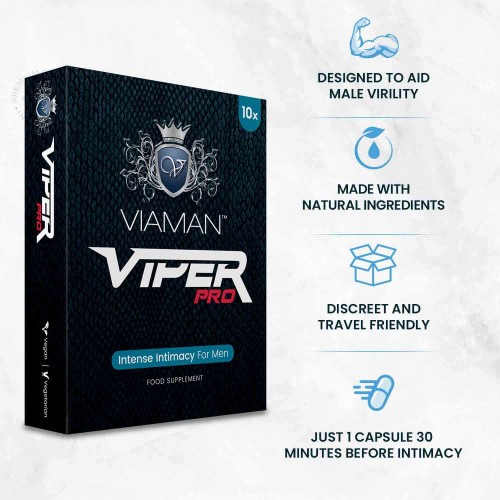 Viaman Viper Pro | Male Performance Supplement | ShytoBuy