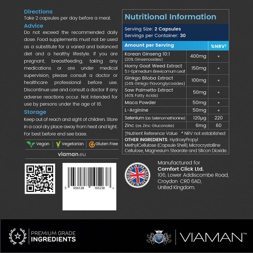 Viaman Volume | Natural Volume Enhancement Formula | Shytobuy